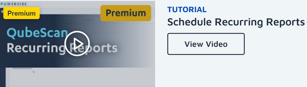 Schedule Recurring Reports